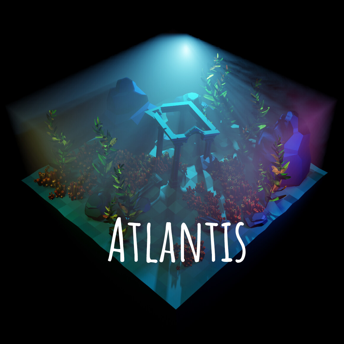 ArtStation - Low Poly Scene - Atlantis