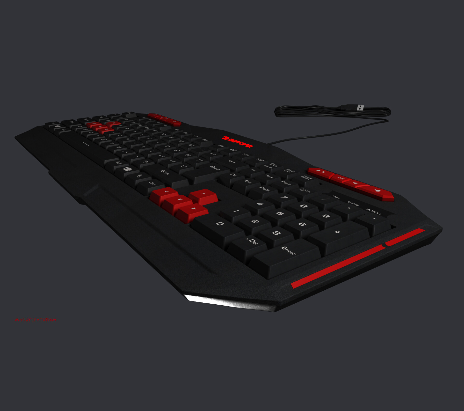 Monay Leviathan - Ares E1 Gaming Keyboard