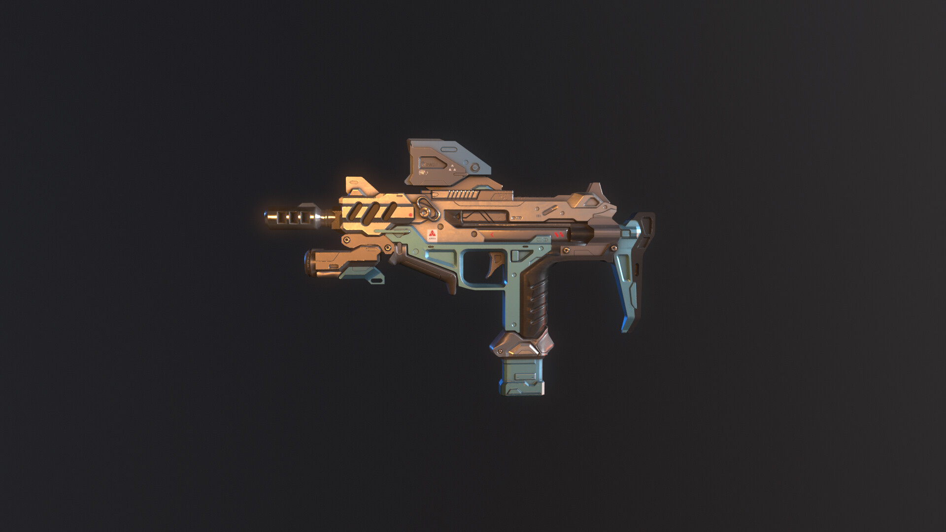 ArtStation - Blue SMG