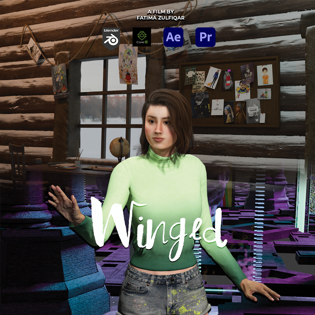 ArtStation - CGI Animated Short Film: "WINGED" by fatima zulfiqar