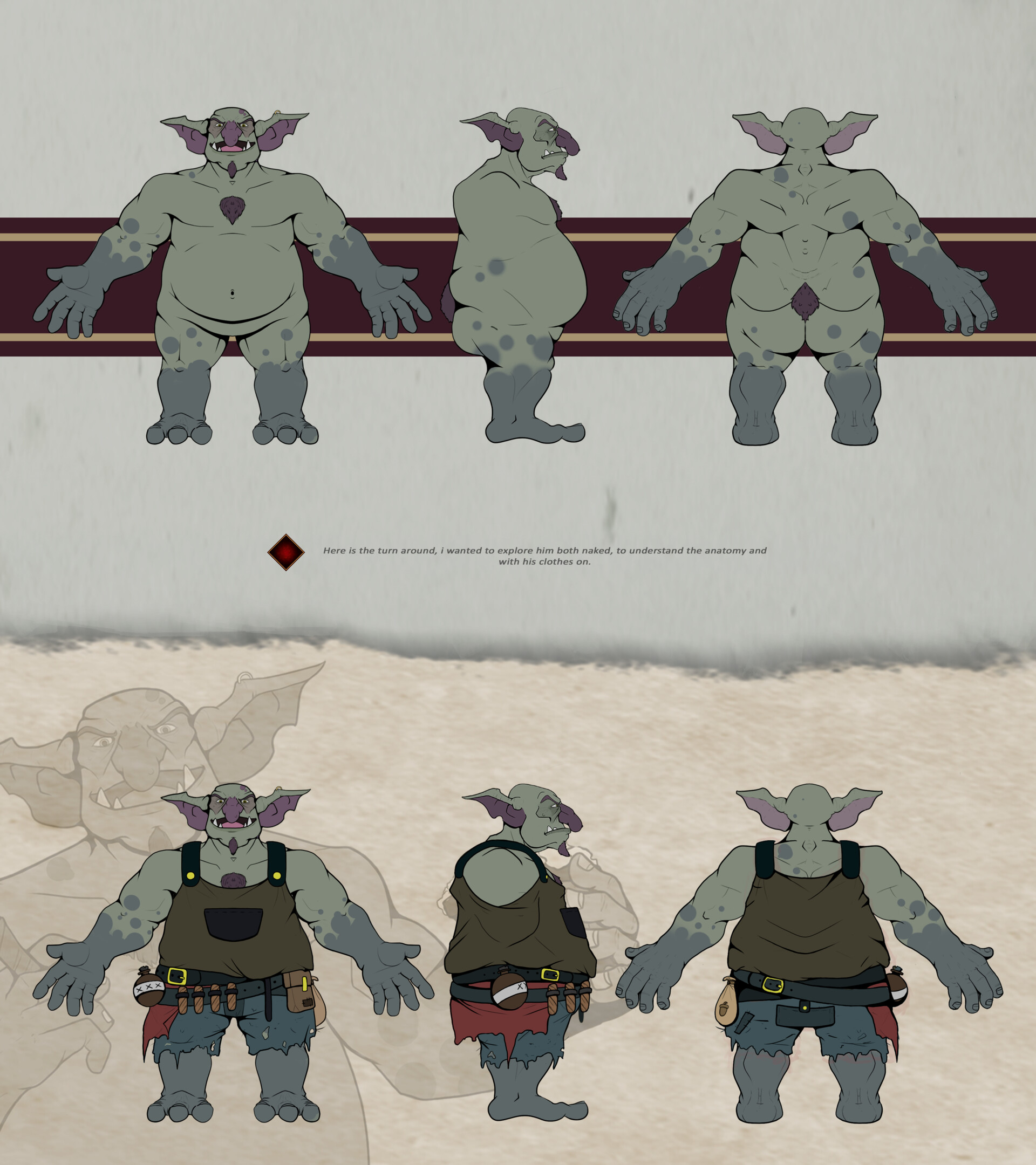 ArtStation - Todd Character design