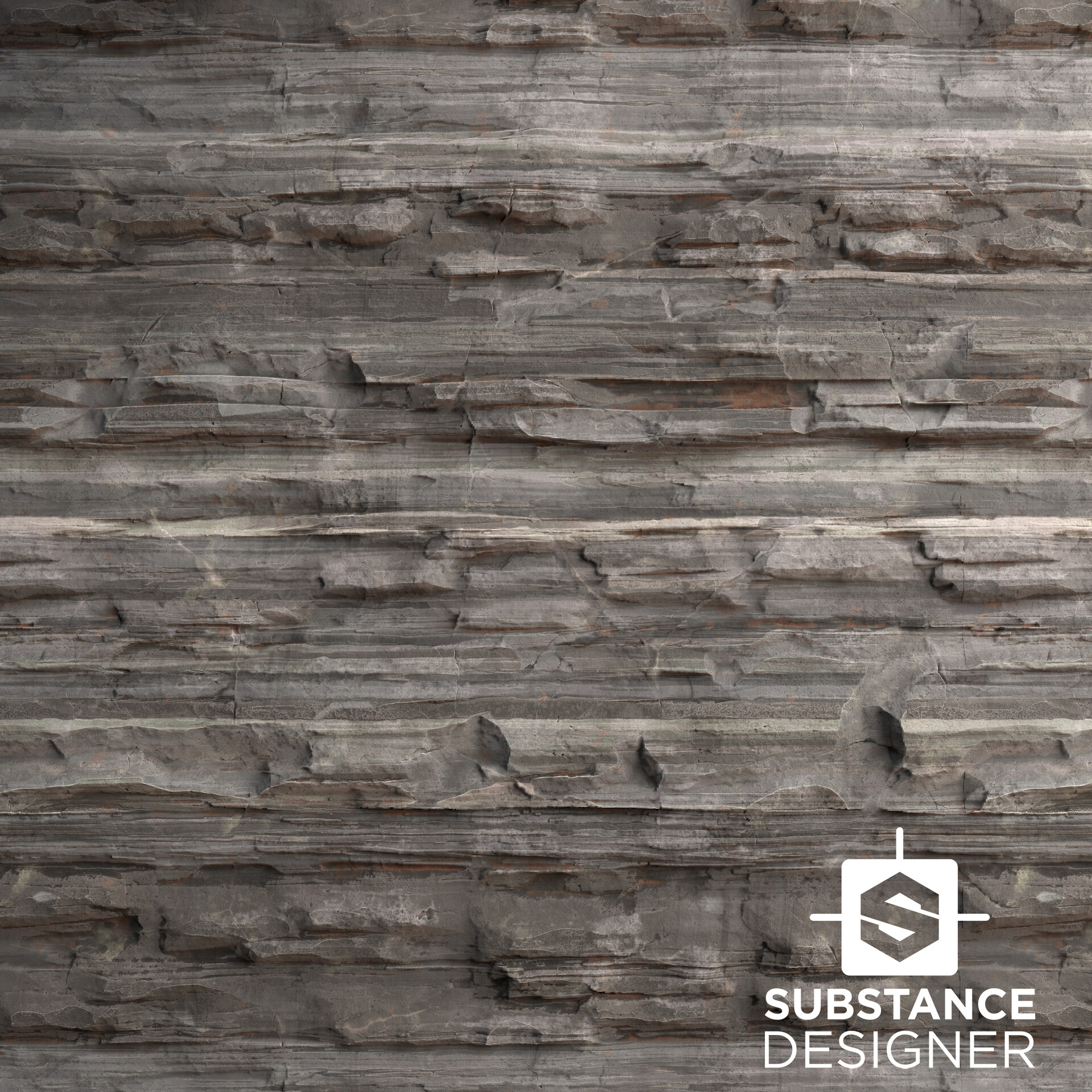 ArtStation - Layered Cliff material