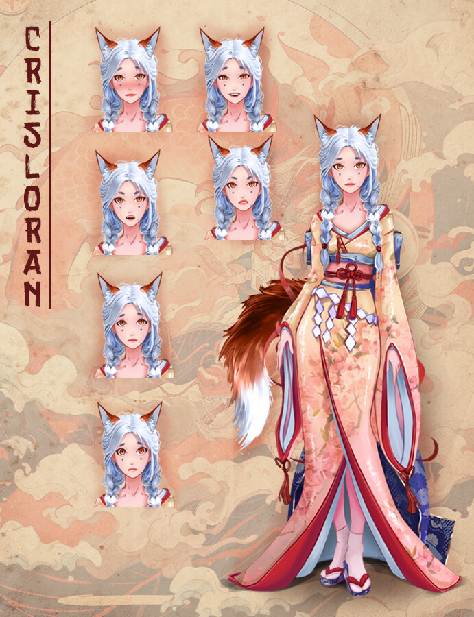 ArtStation - visual novel characters set