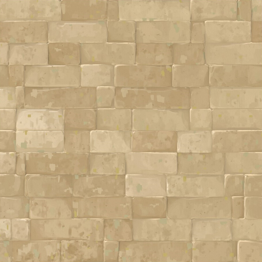 ArtStation - Stylized Stone Wall