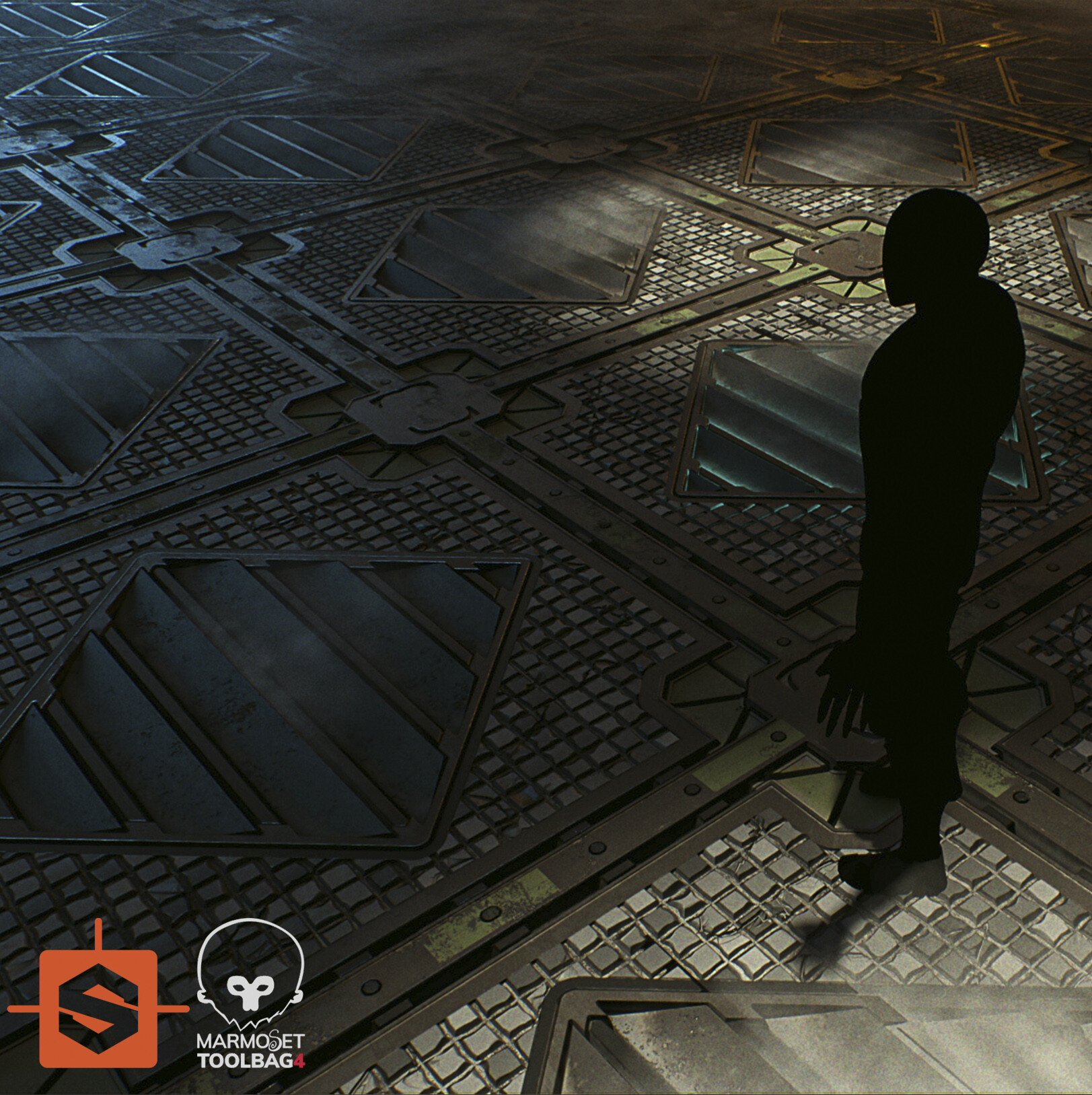 ArtStation - Substance Designer floor panel materials