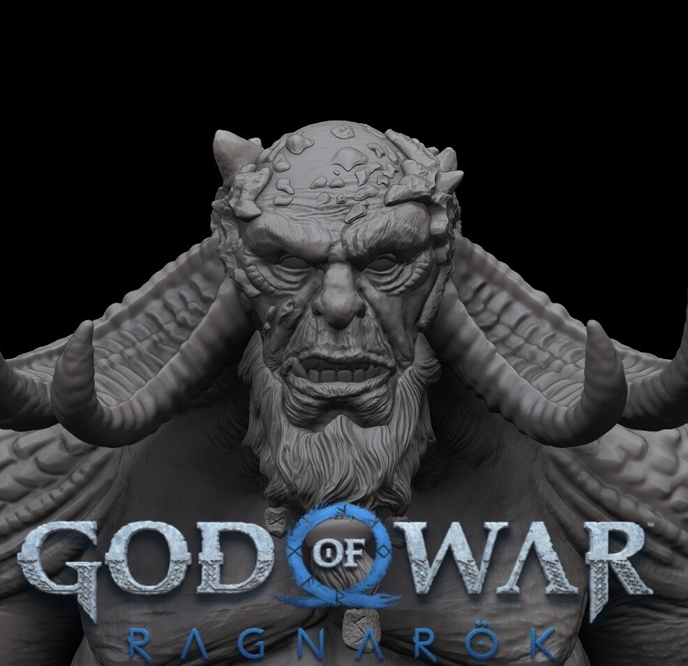 ArtStation - WIP . GOW fan art - Death Merchant