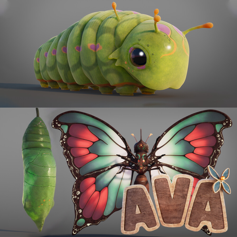 ArtStation - AVA - Insects texturing