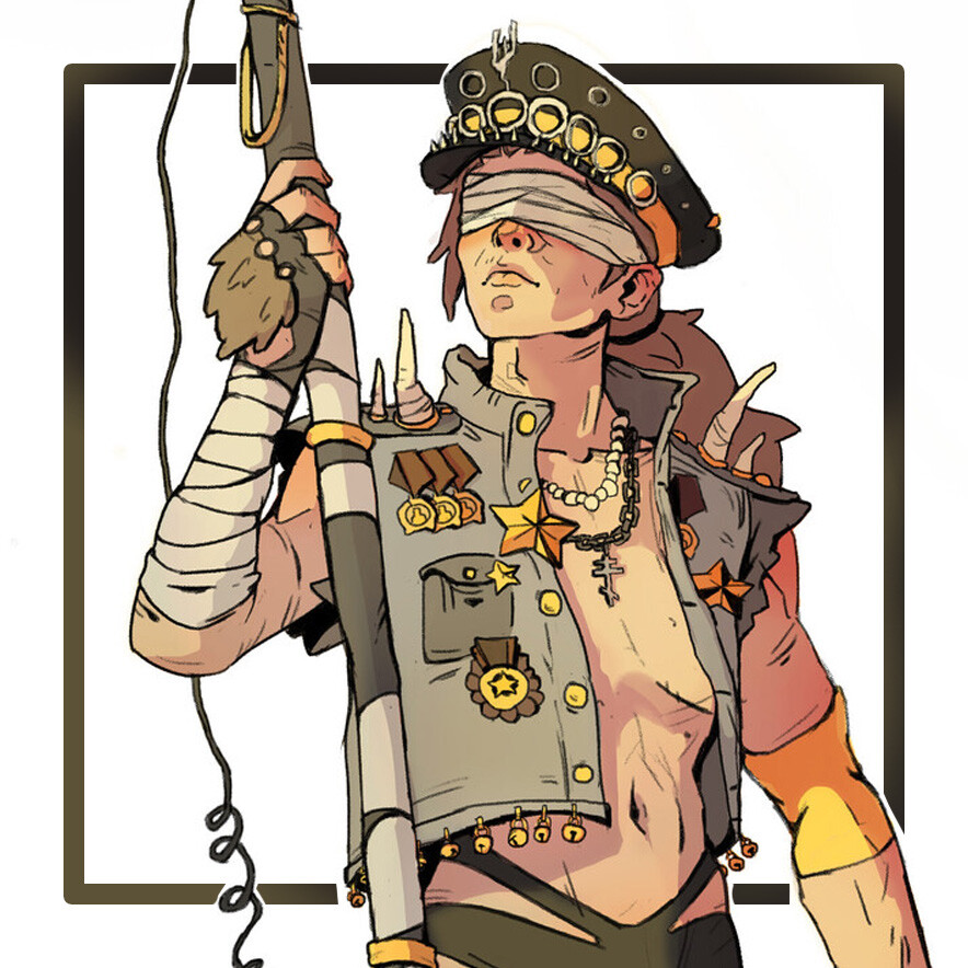 ArtStation - RUSTBORN - Team yellow captain