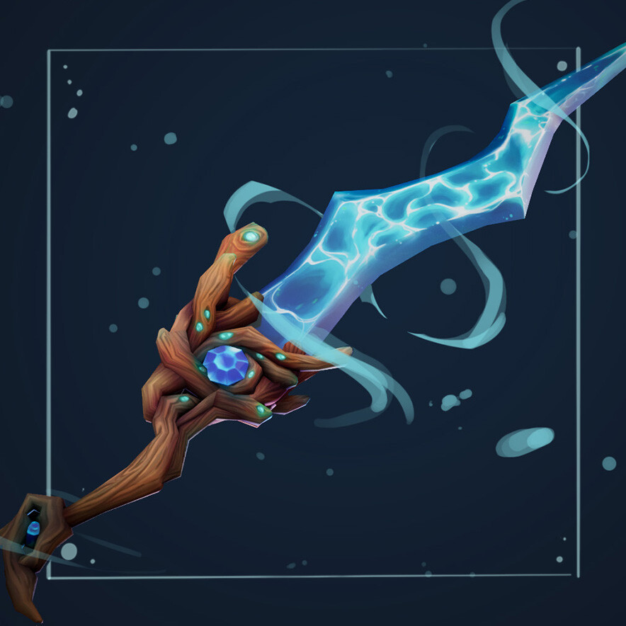 ArtStation - DAE WeaponCraft : Water Sword