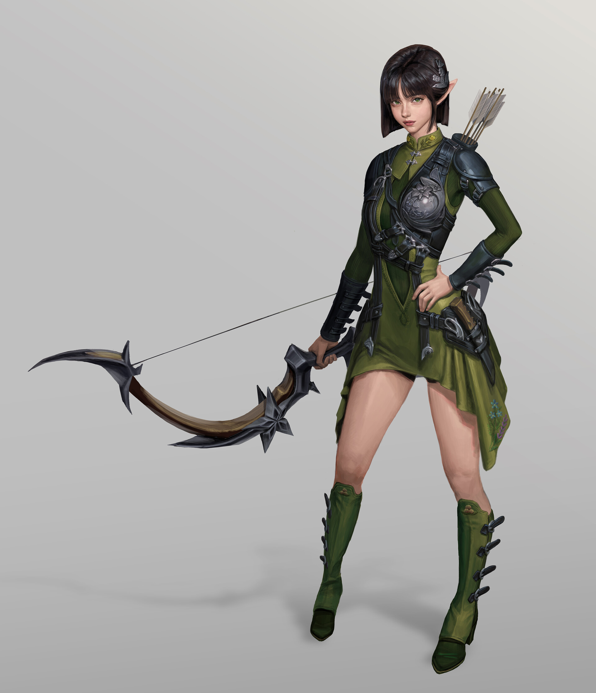 ArtStation - archer girl