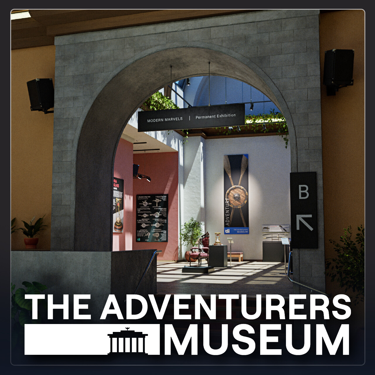 ArtStation - The Adventurer's Museum - Level Art