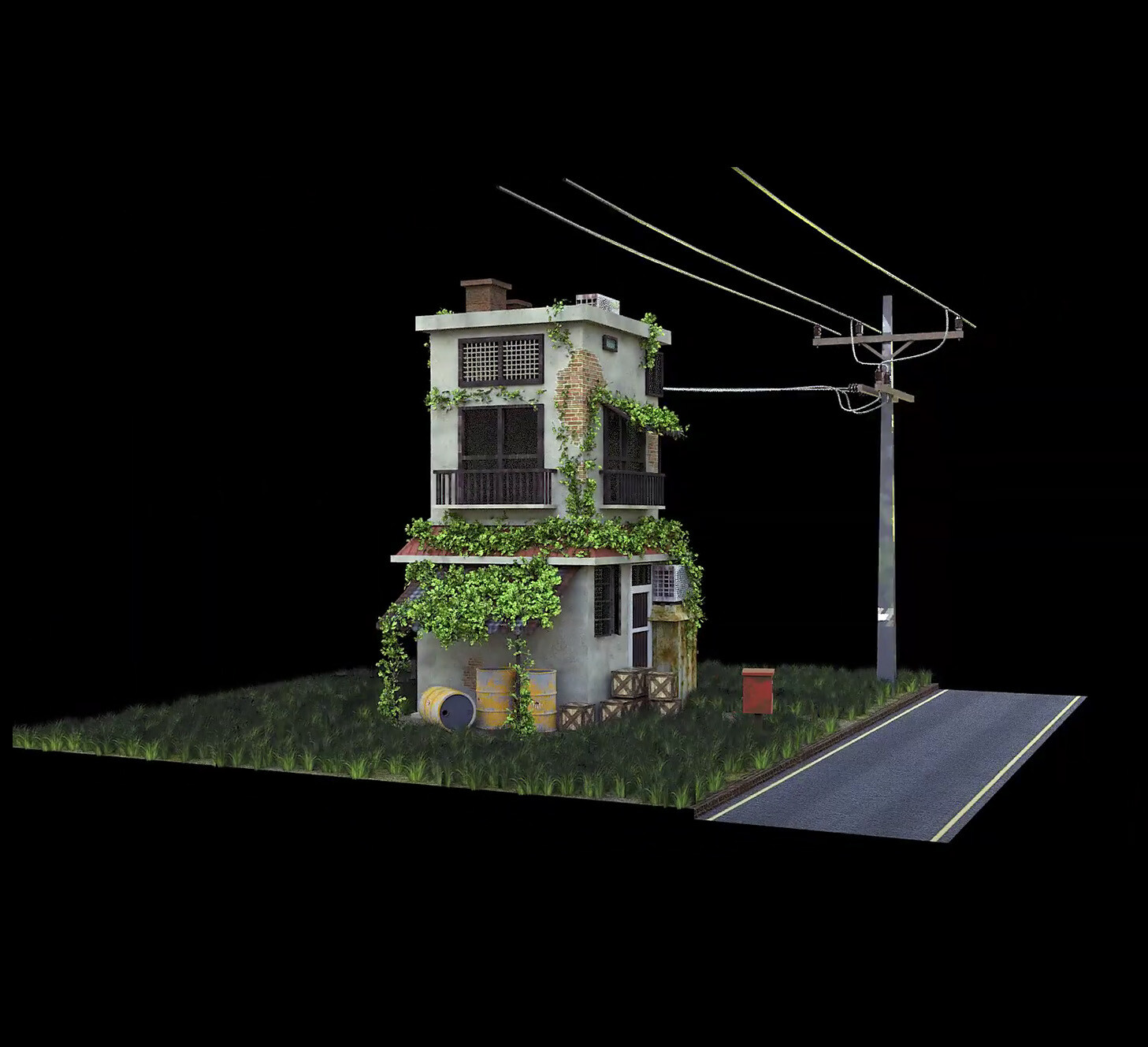 ArtStation - APOCALYPTIC HOUSE