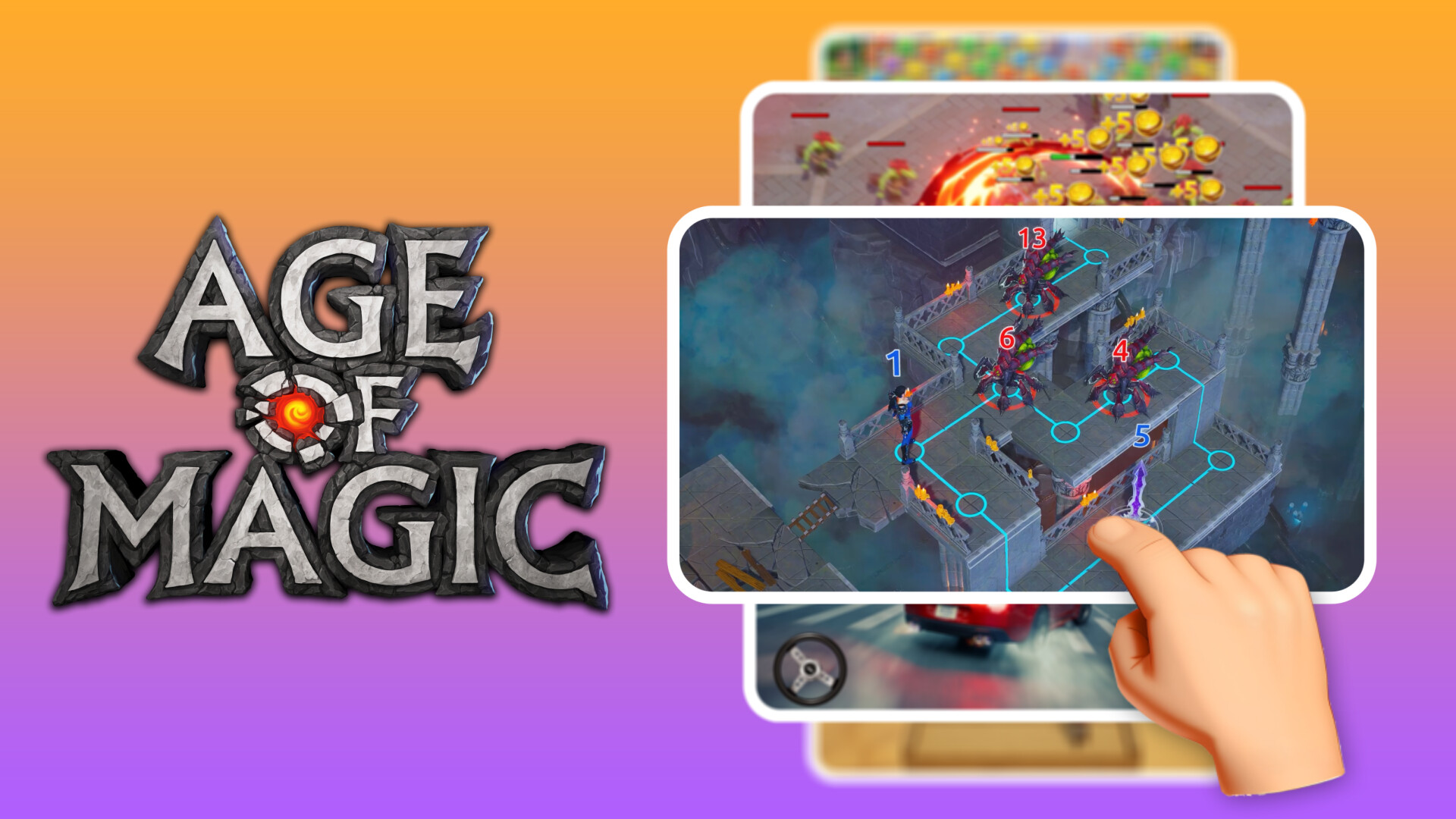 ArtStation - Mobile Game Ad — Age of Magic: Lara Go