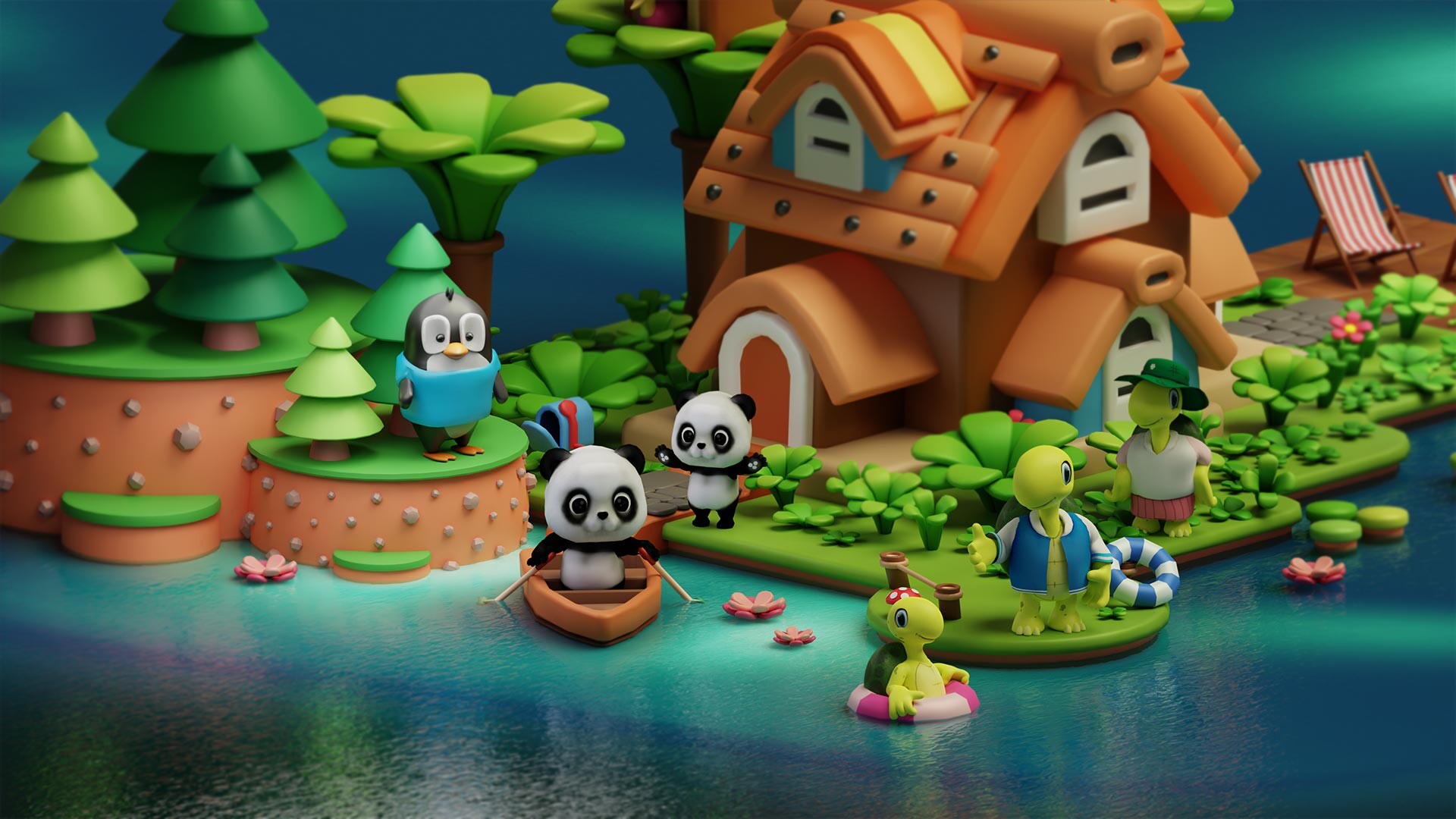 ArtStation - low 3D character and objects