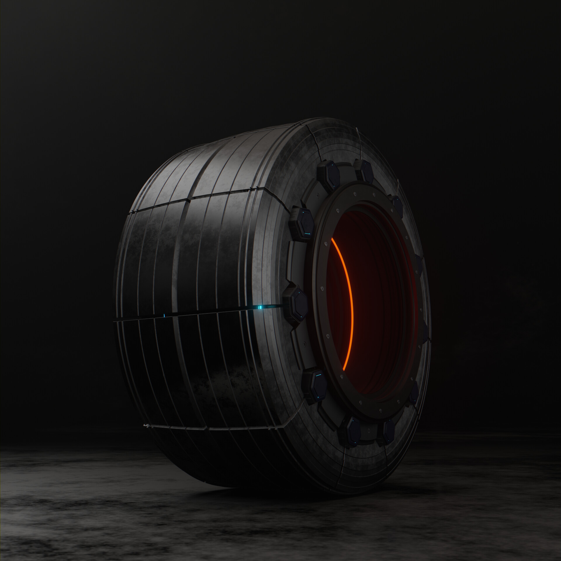 ArtStation - SCI FI WHEEL