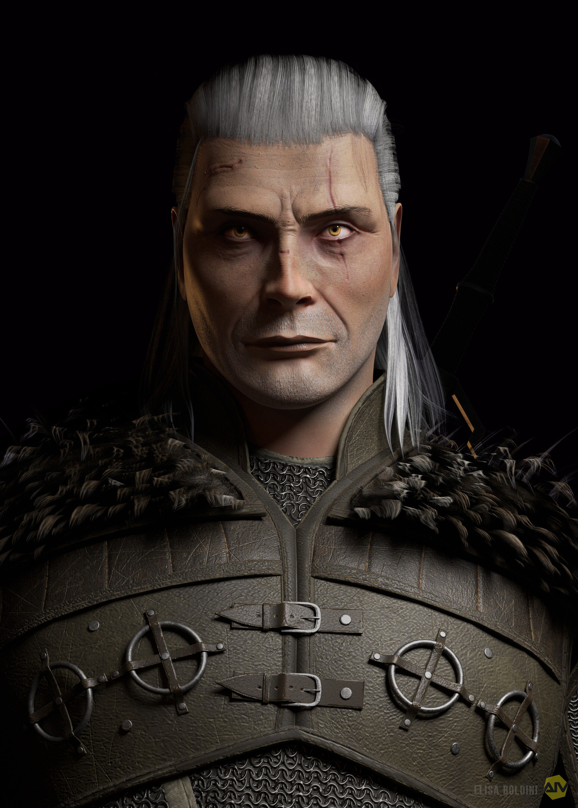 ArtStation - Medieval Character - The Witcher