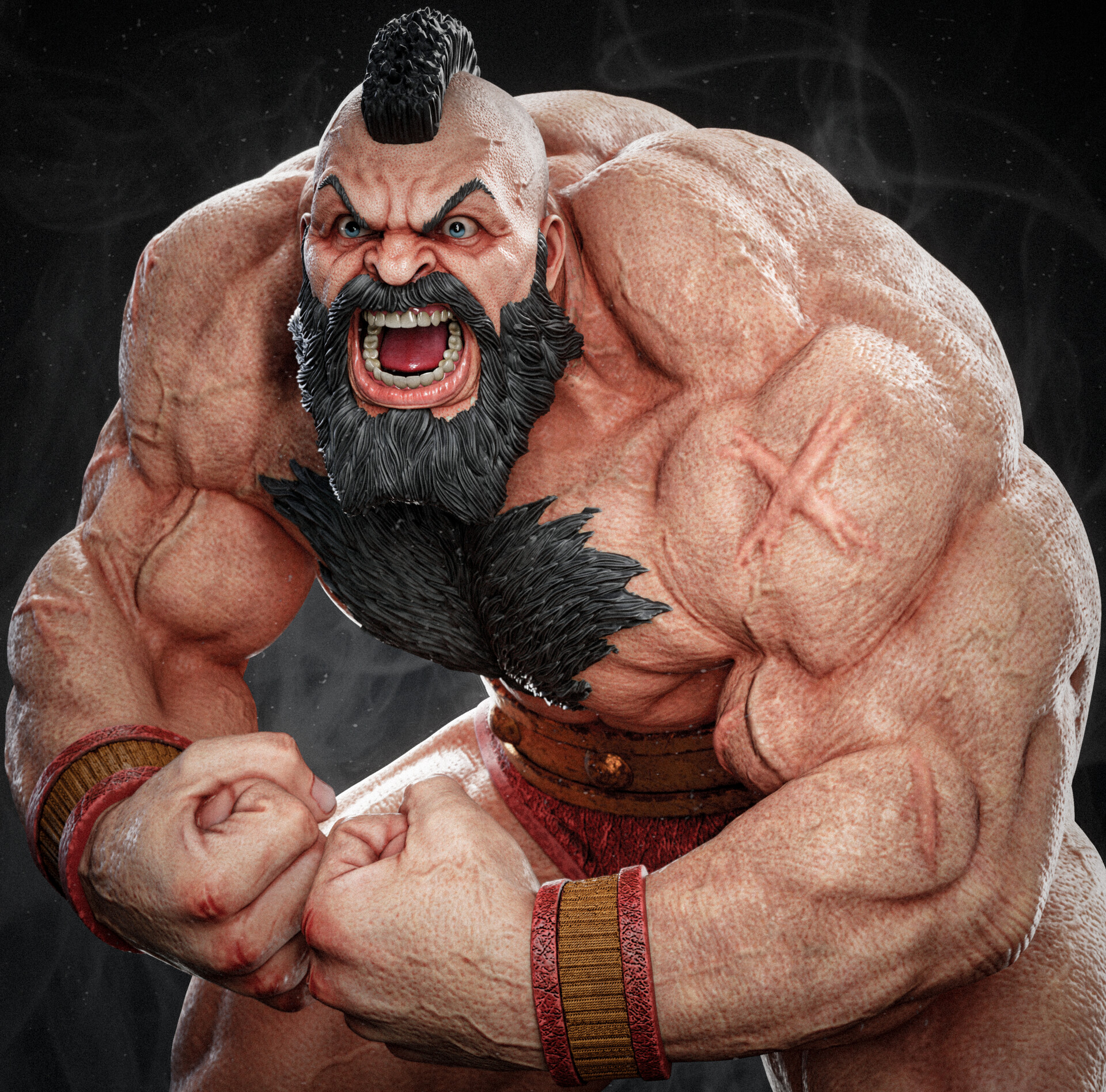 ArtStation - Zangief - Street Fighter