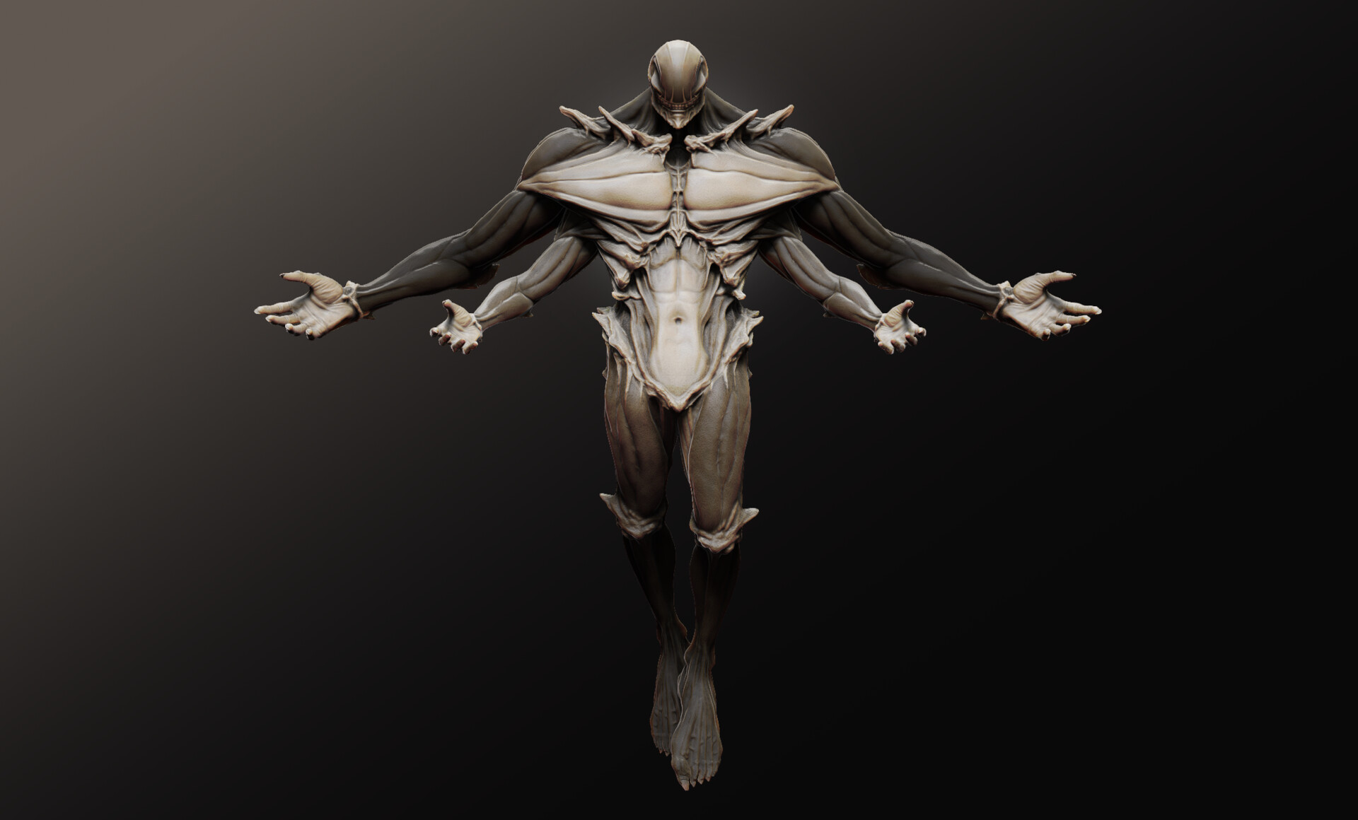 ArtStation - Wraith Monarch - humanoid creature study