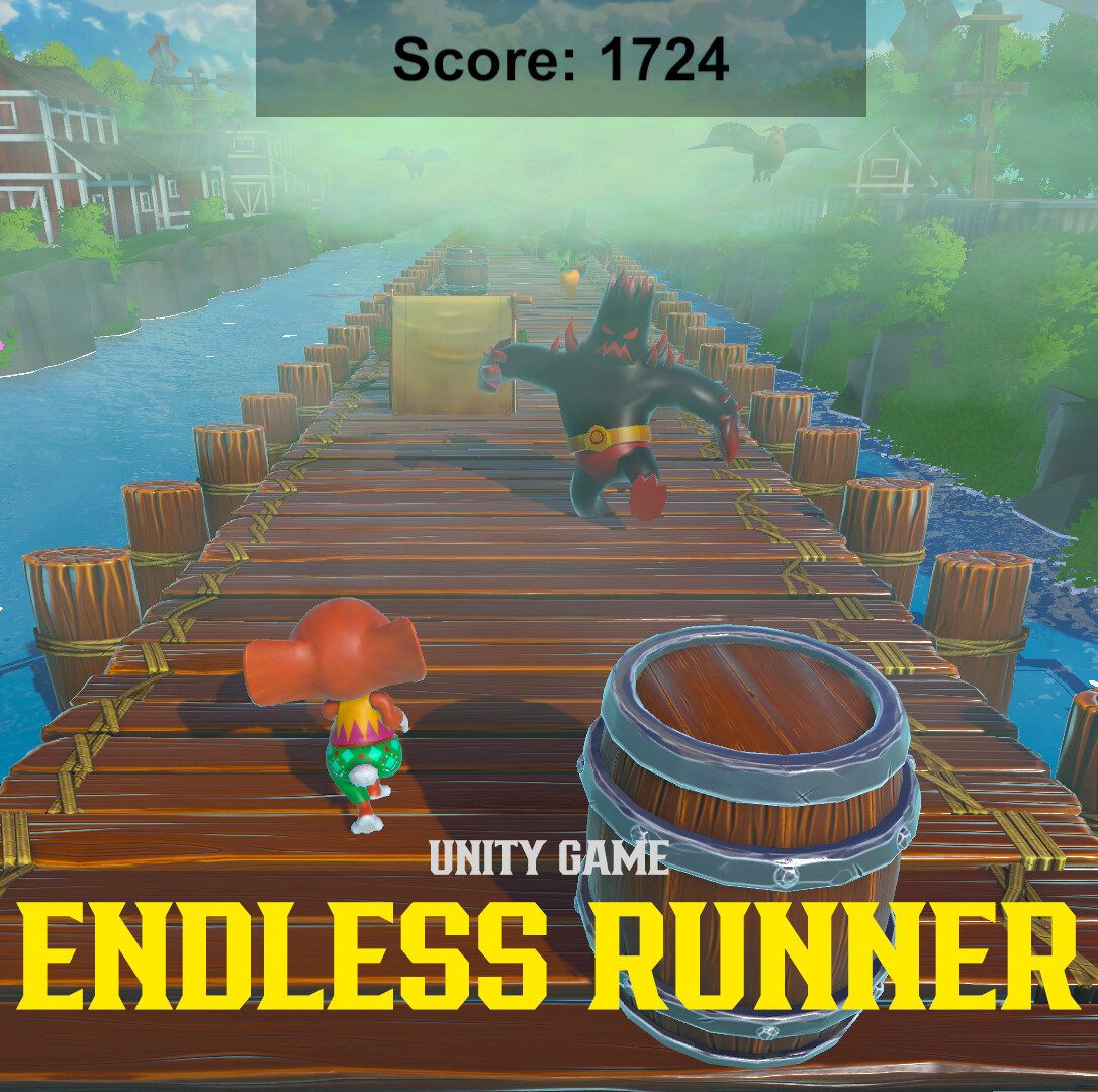 ArtStation - ENDLESS RUNNER UNITY