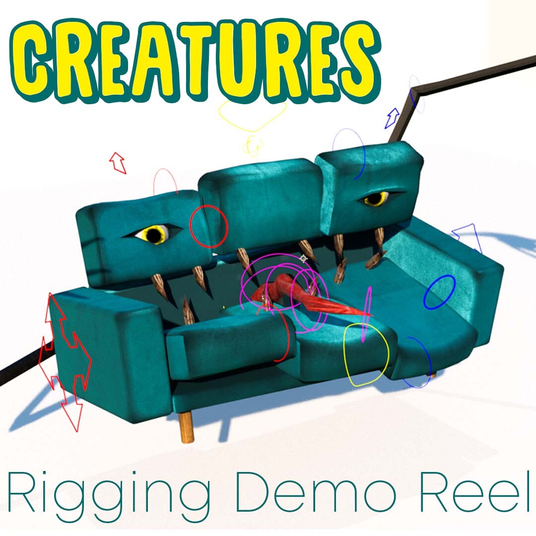 ArtStation - Creatures Rigging Demo Reel