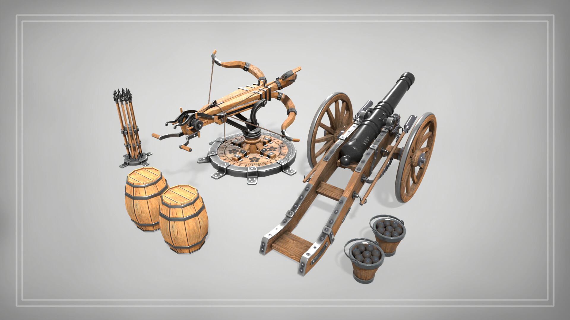 ArtStation - Long Range Battle Weapons