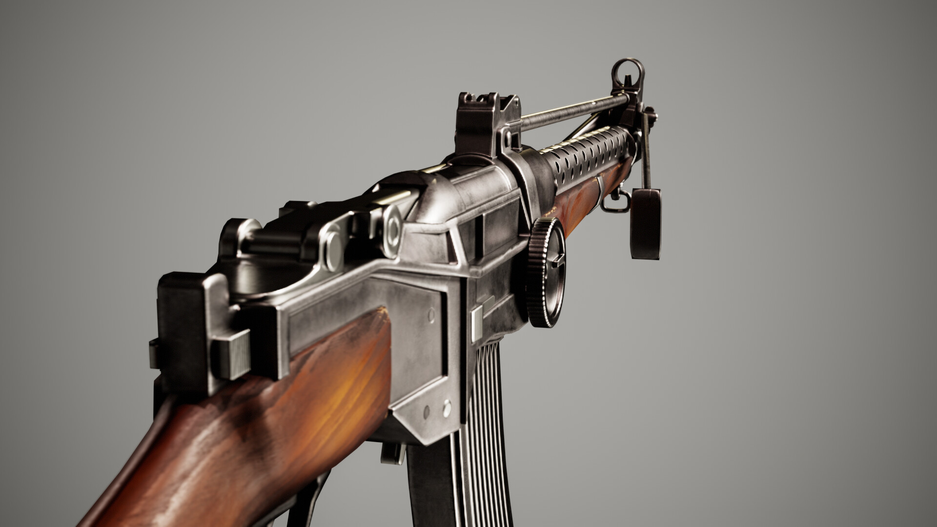 ArtStation - Old School Semi Automatic Rifle