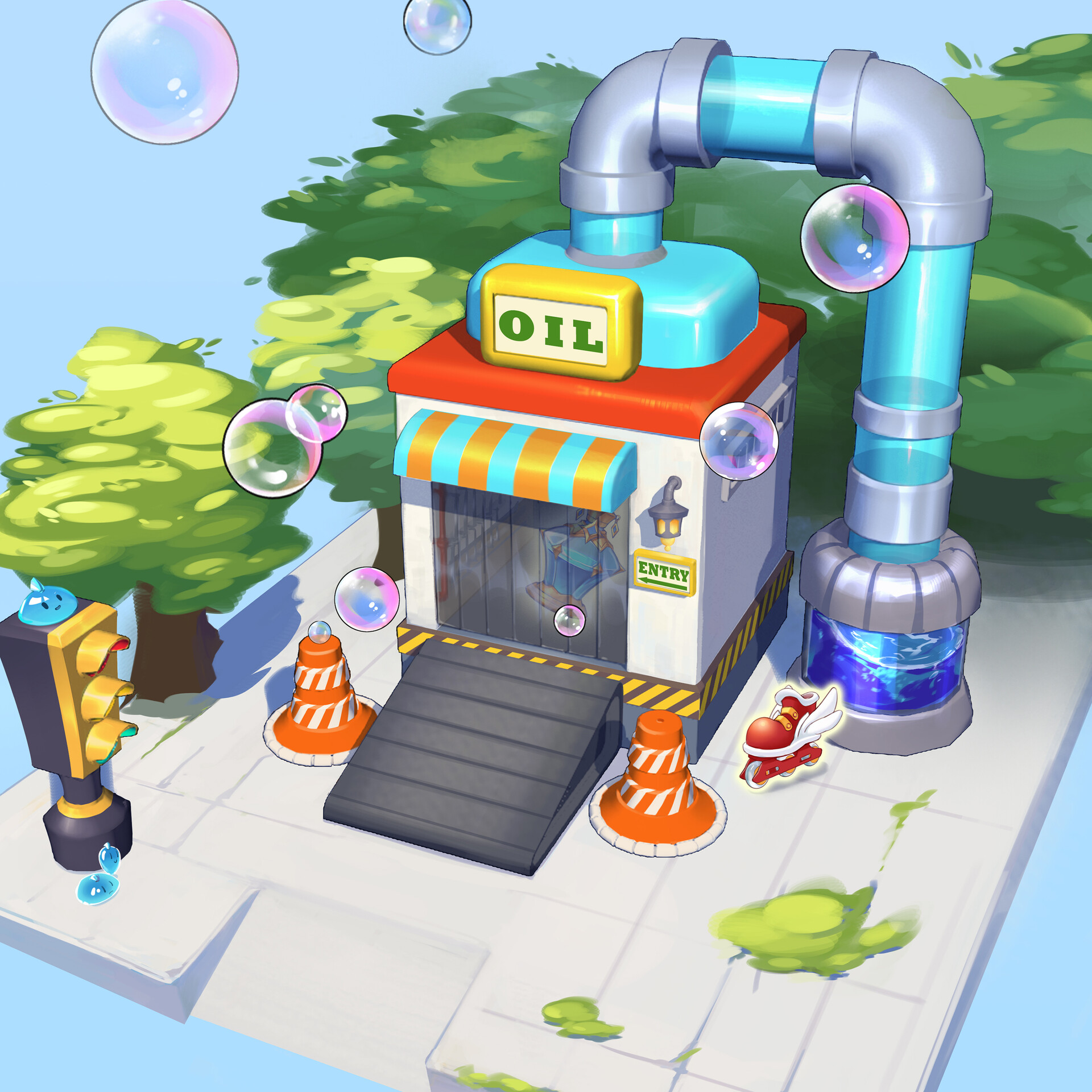 ArtStation - Art Reboot of Crazy Arcade