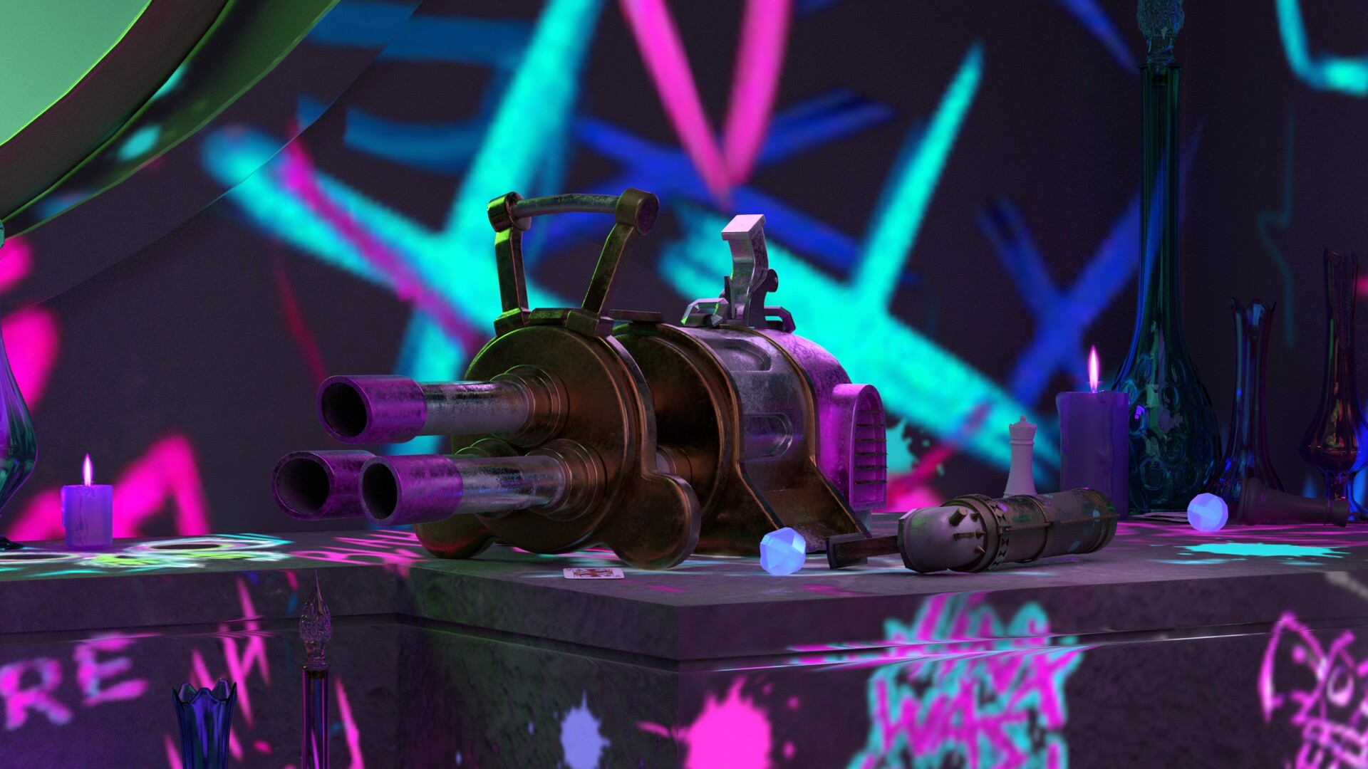 ArtStation - Machin Gun Arcane