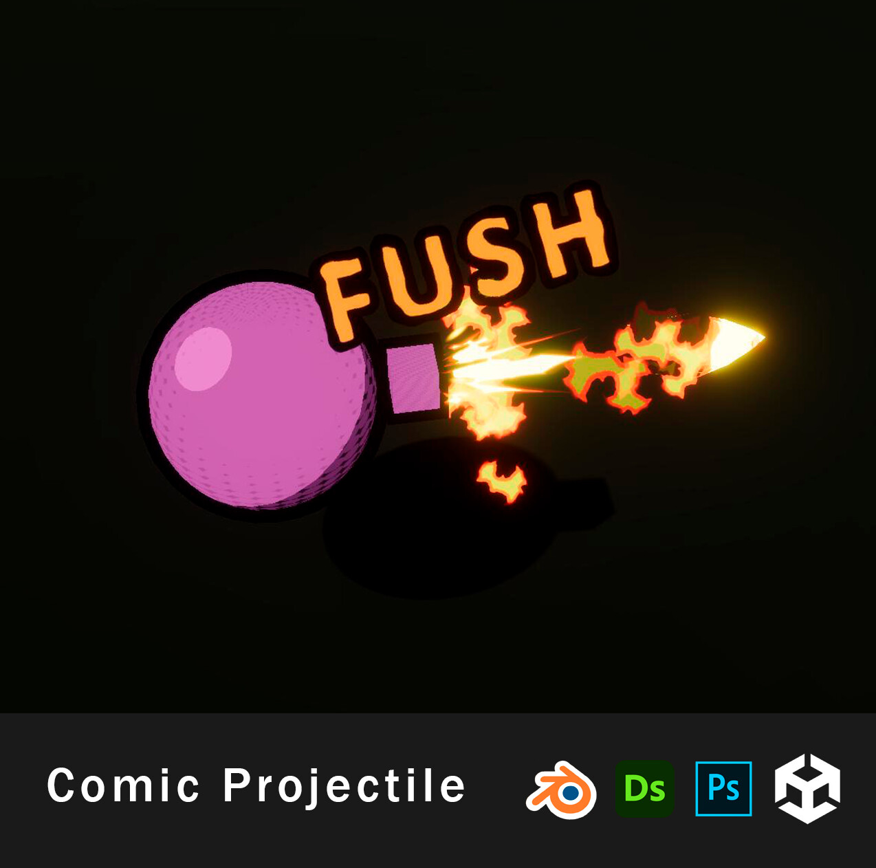 ArtStation - Comic Projectile