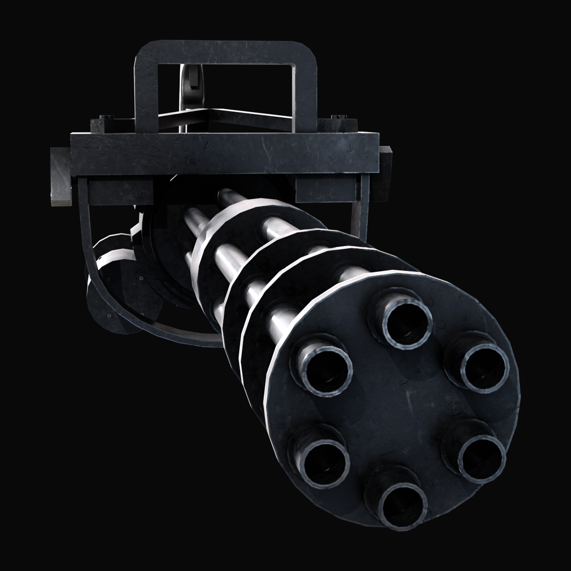 ArtStation - Classic Army M134 A2