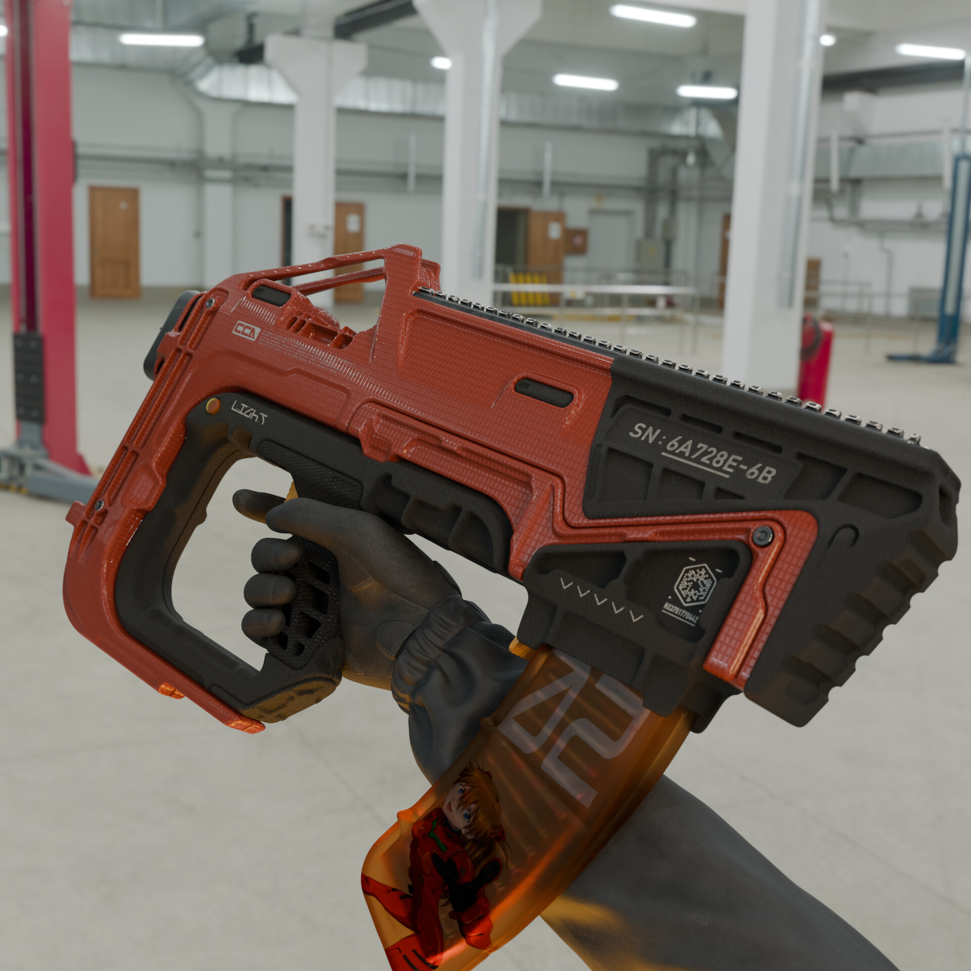 ArtStation - Concept PBR SMG bullpup