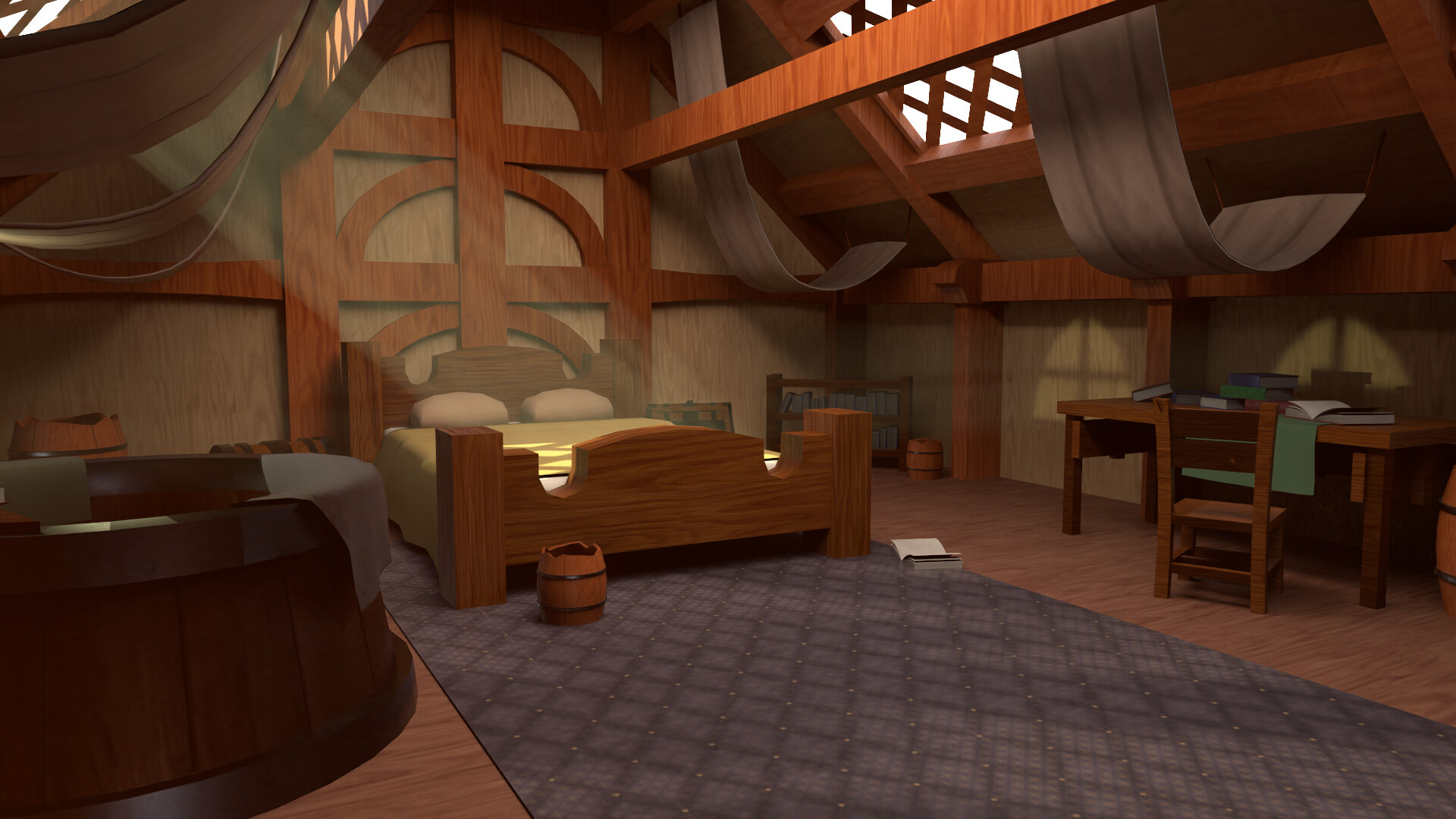 ArtStation - Fantasy Room