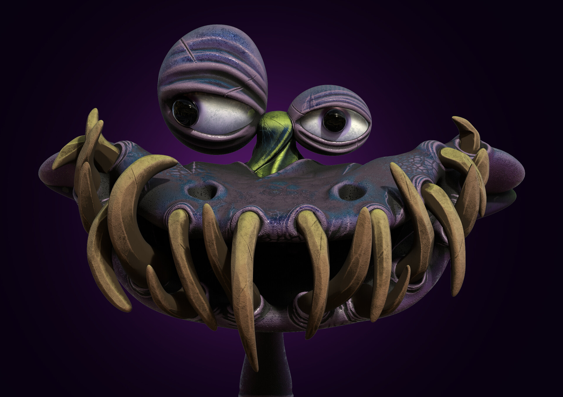 ArtStation - The flycatcher - character in traditional sculpture and 3D