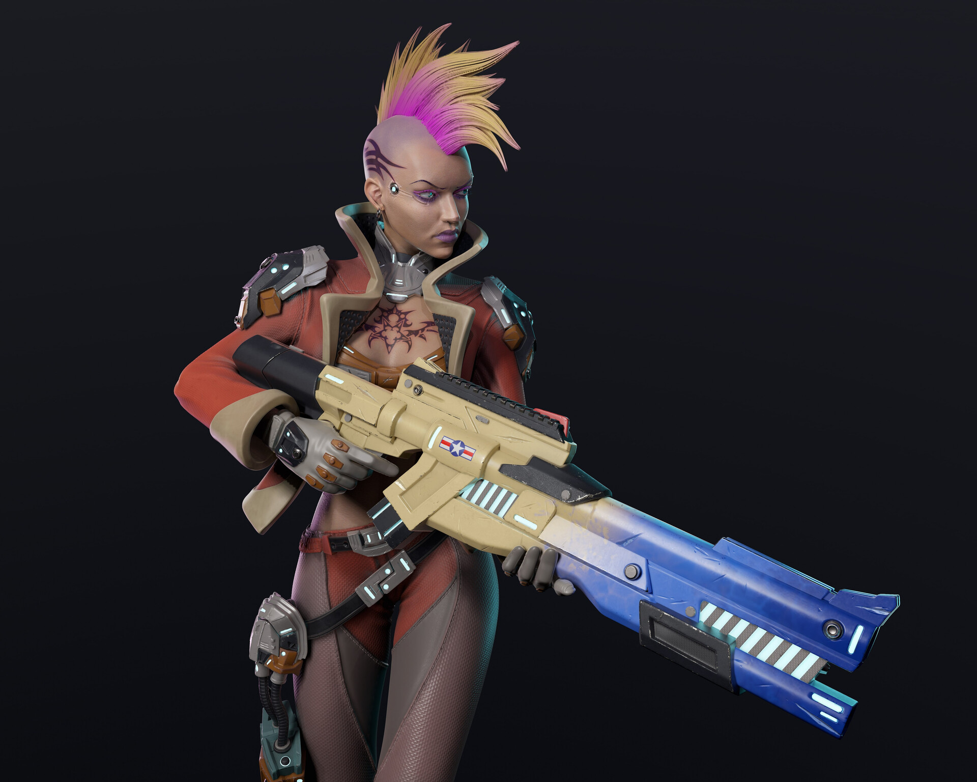 ArtStation - APO - CYBERPUNK WARRIOR