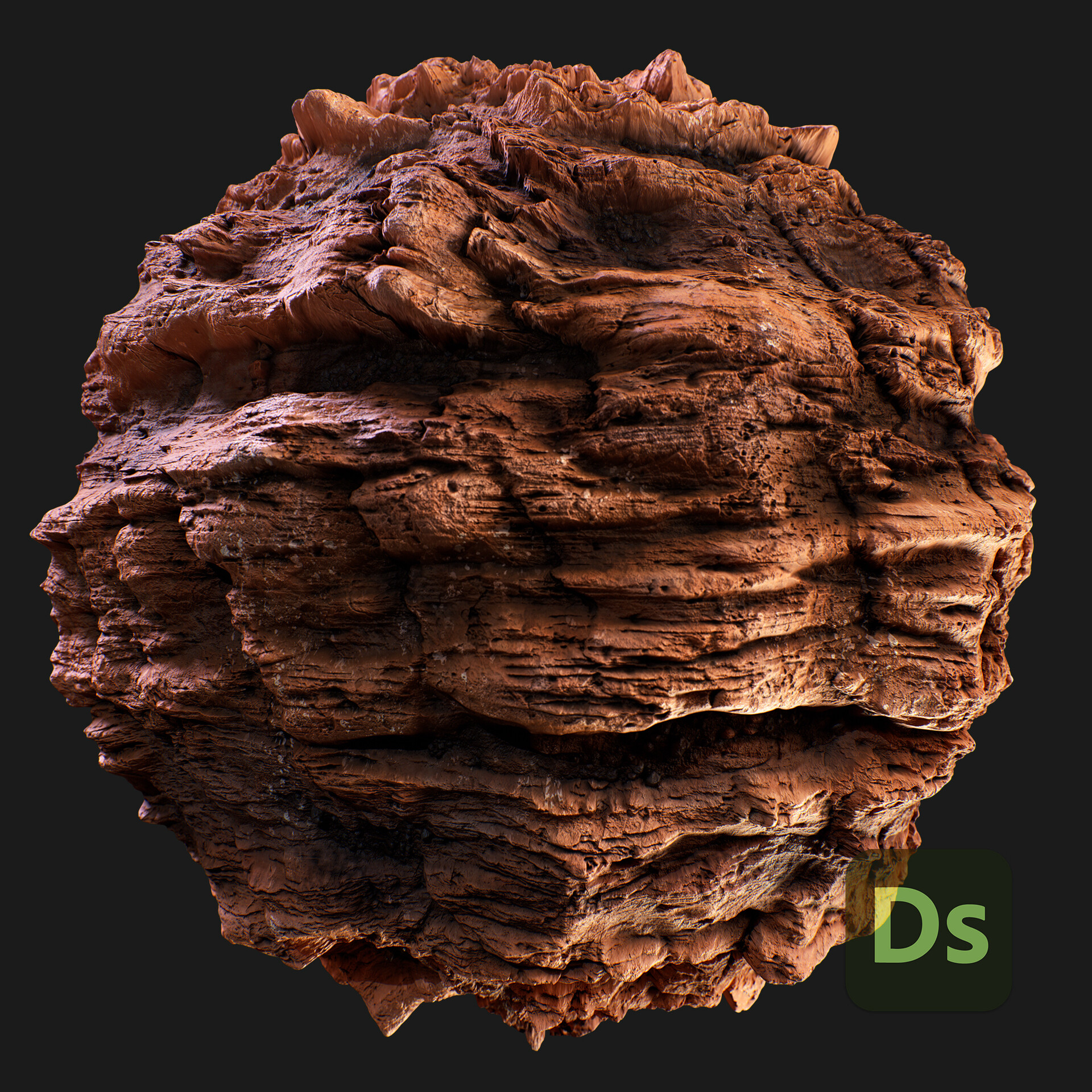 ArtStation - Procedural Material - Sandstone Cliff