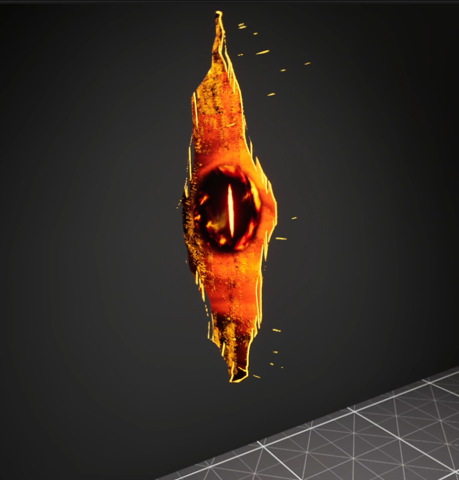 ArtStation - Wall Crack Eye FX - Unreal Engine