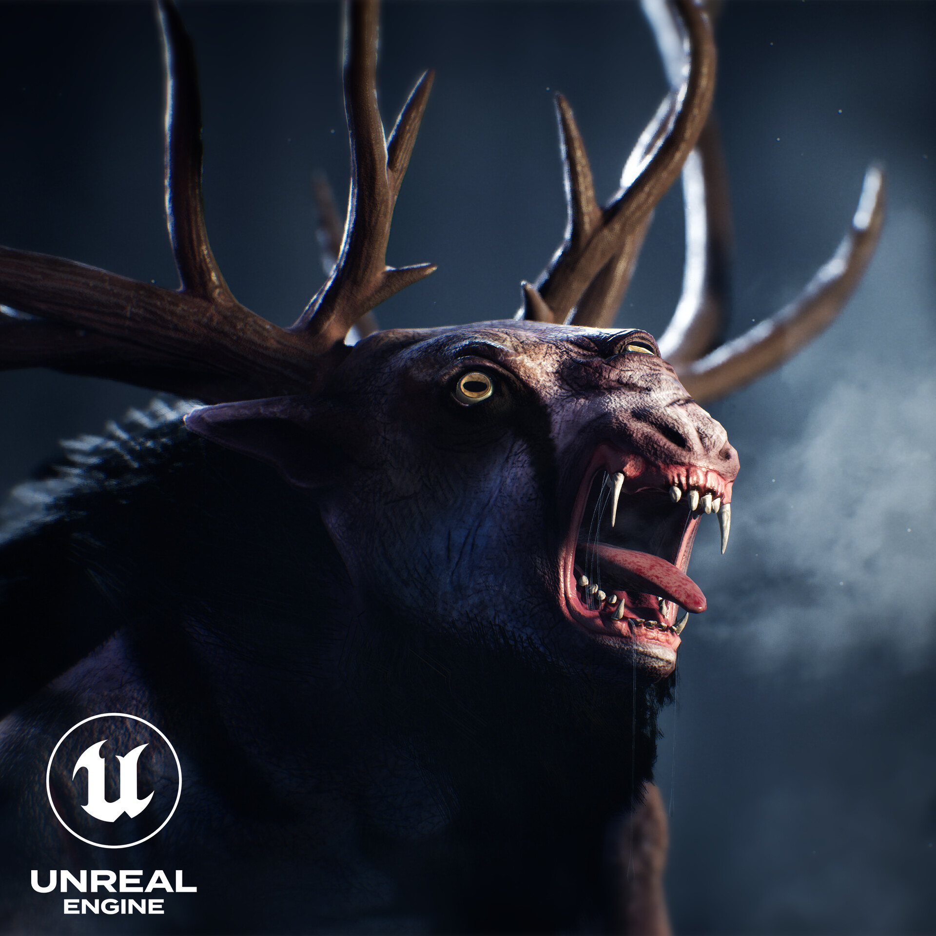 Arjuna Edwards - Fiend - The Witcher 3 (Fanart)