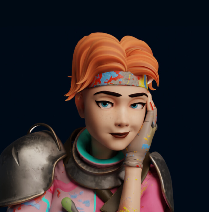 ArtStation - Mel. full rigged