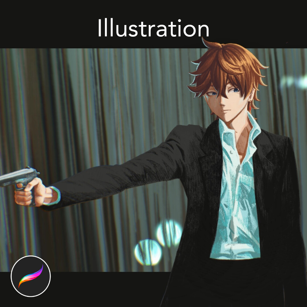 ArtStation - Fan Art | Tartaglia/Vincenzo