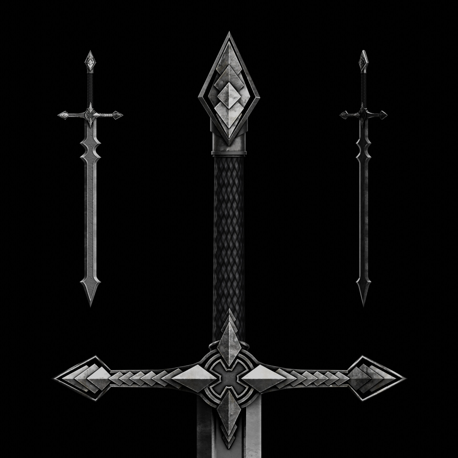 ArtStation - Medieval Sword.