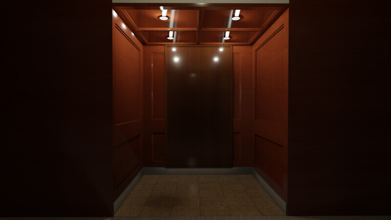 ArtStation - Apartment Hallway and Elevator Concepts