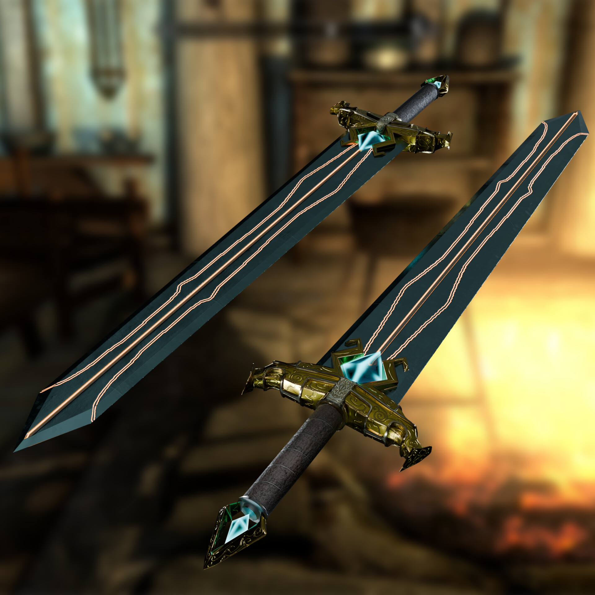 ArtStation - Aerondight (Skyrim Weapon Mod)