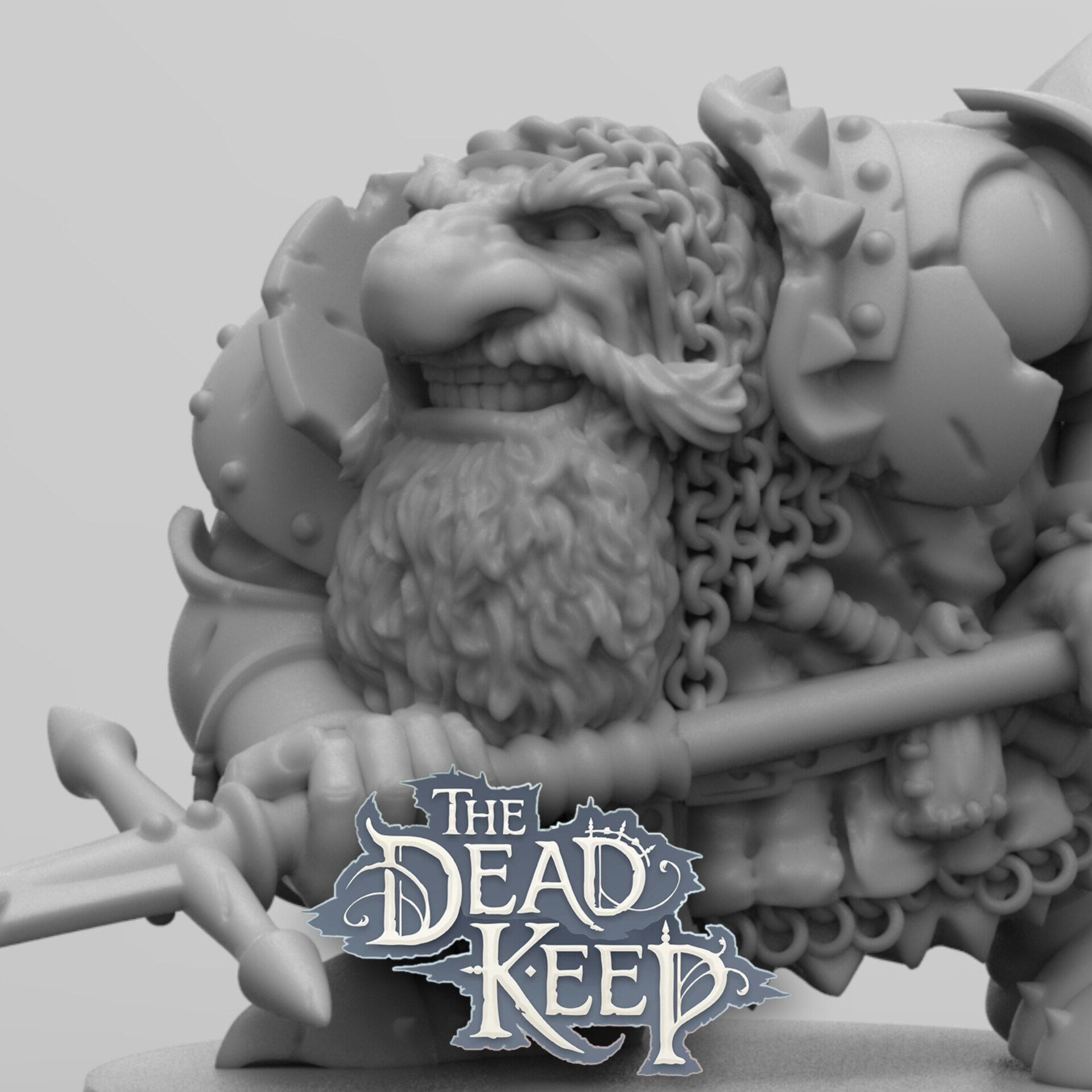 ArtStation - Theron miniature - The Dead Keep