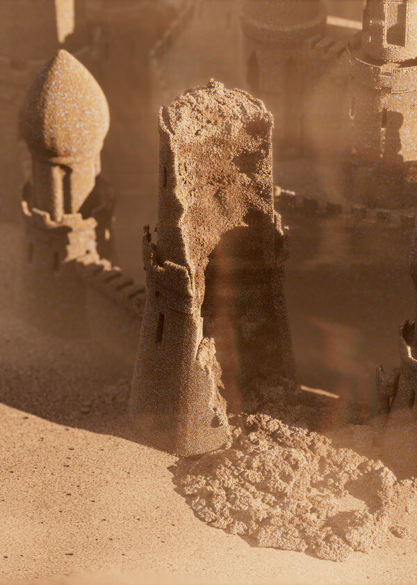 ArtStation - Houdini: Sand Castle