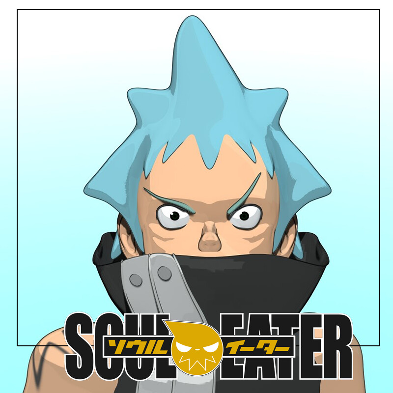 ArtStation - Black☆Star Soul Eater Sculpture