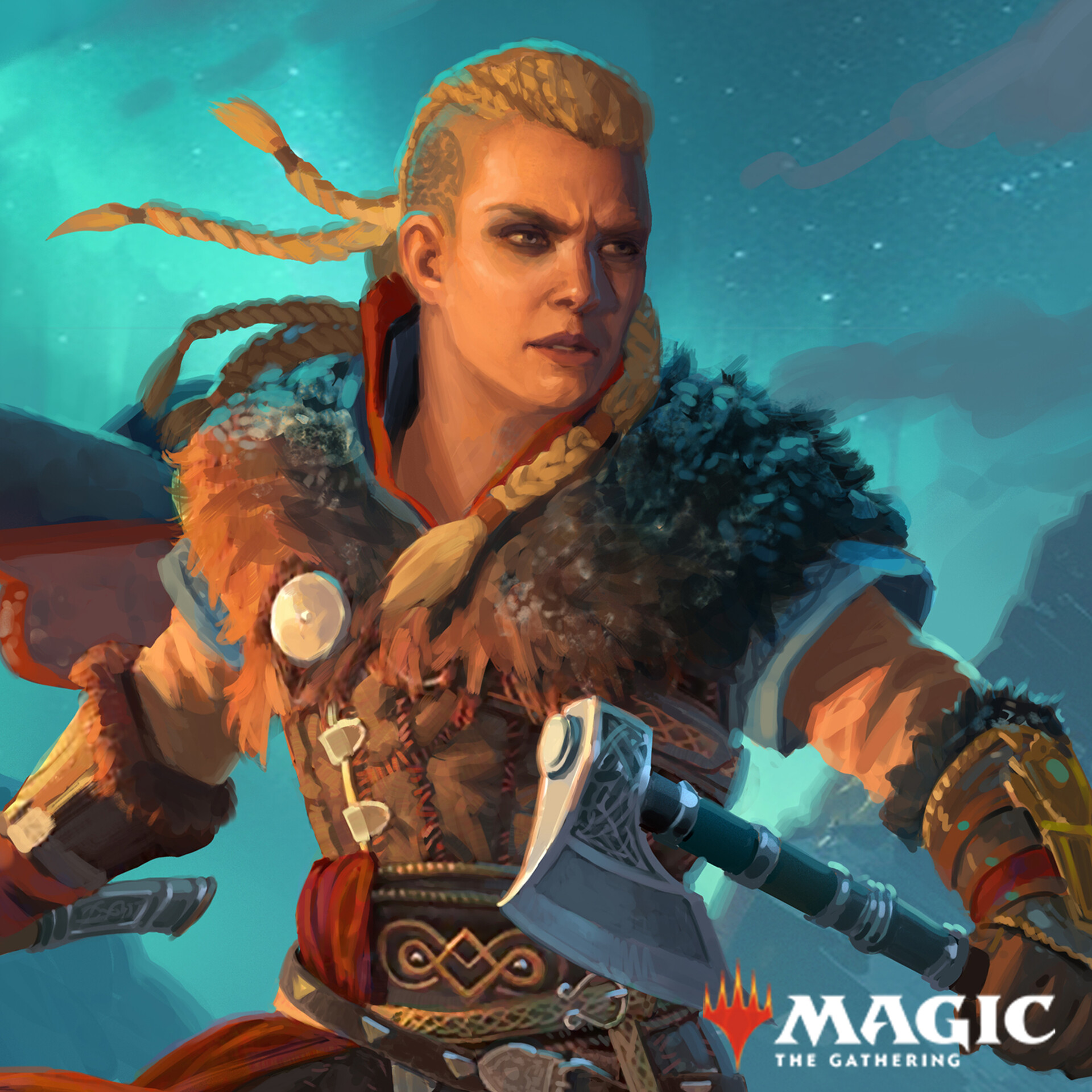 ArtStation - Eivor, Raven Clan Champion - MTG