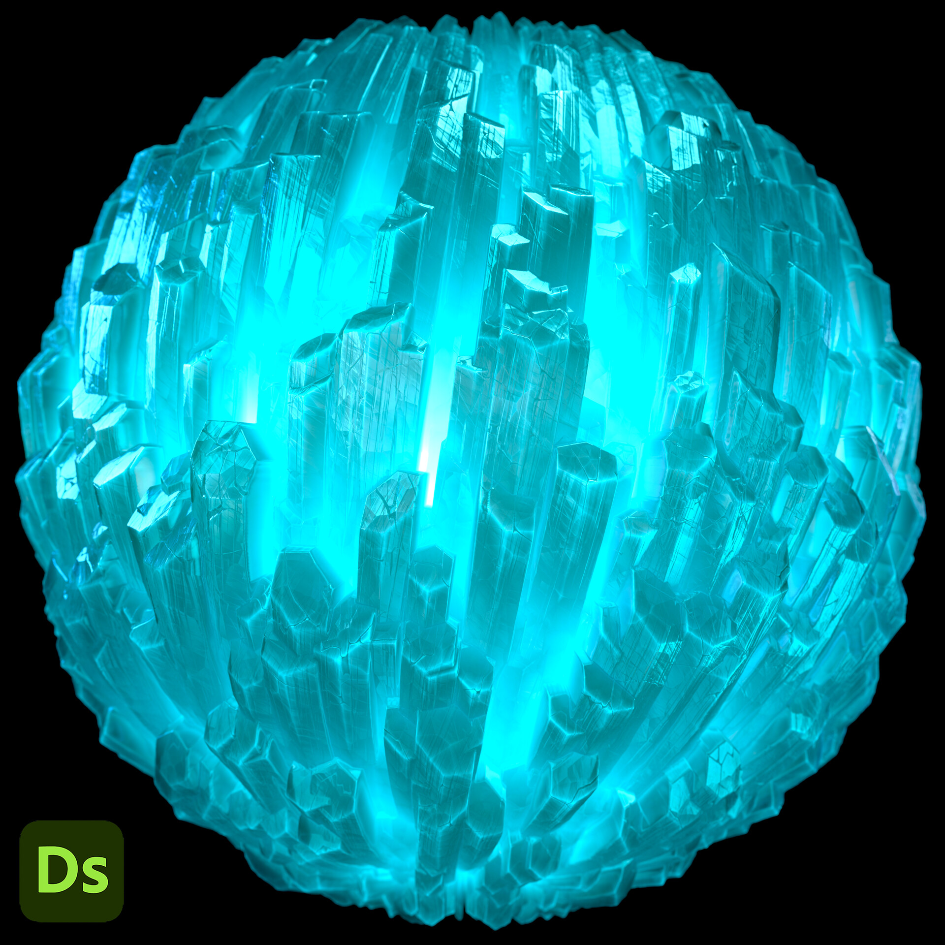 ArtStation - Fantasy Basalt Crystals