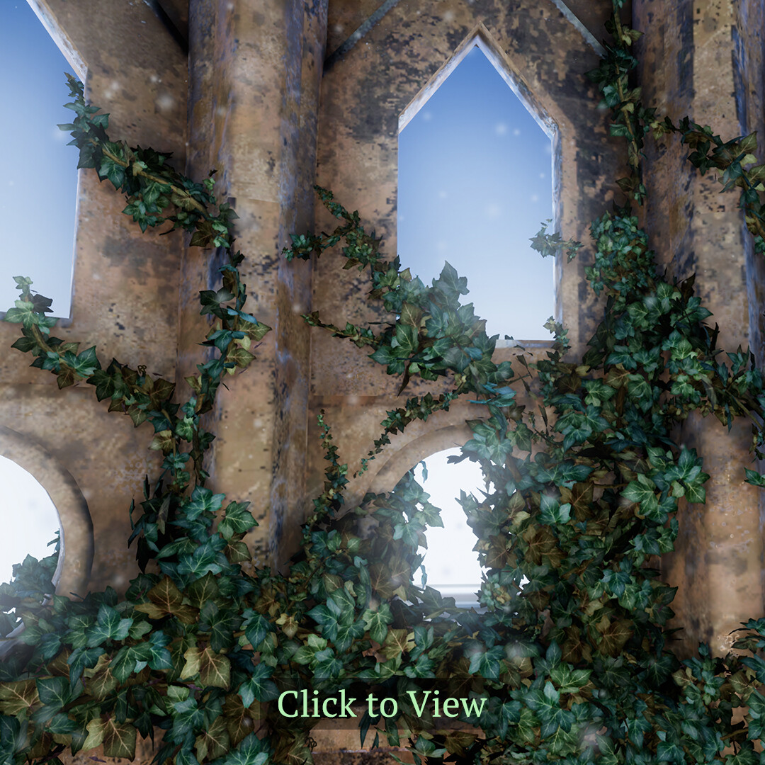 ArtStation - Modular Ivy - Game prop