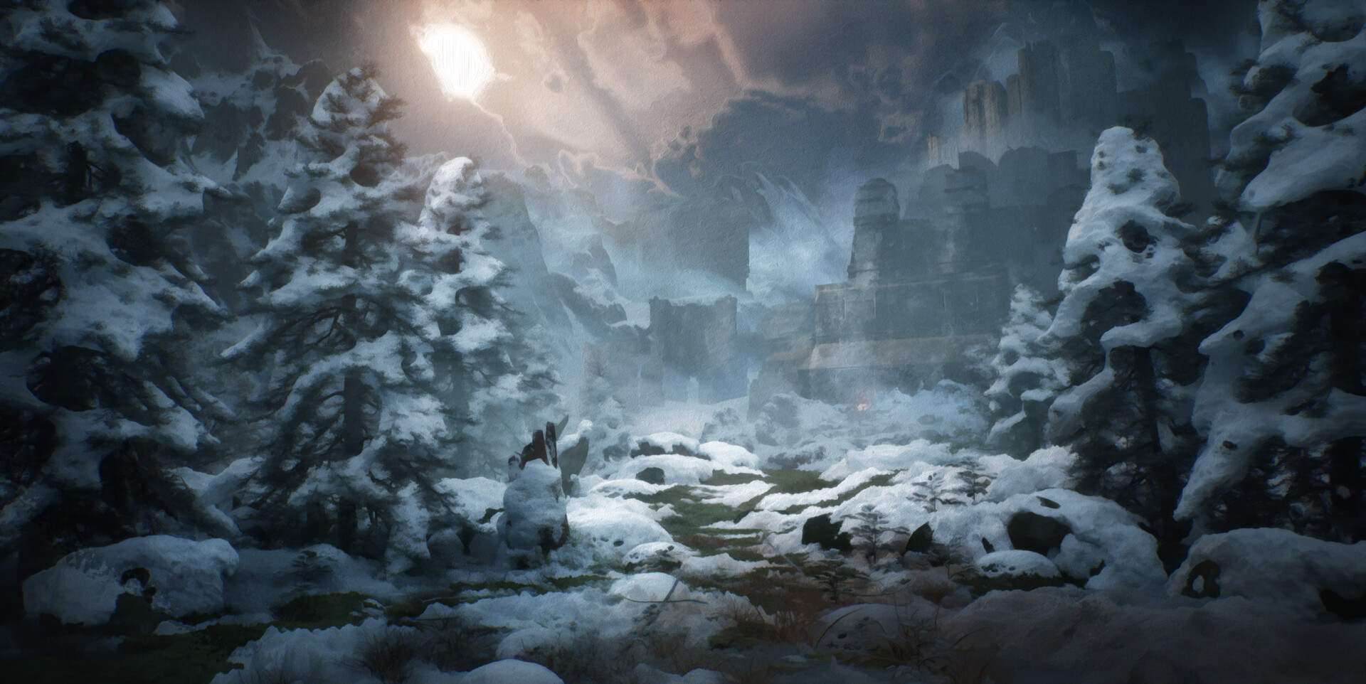 ArtStation - UE5.4 SNOW TEST-2