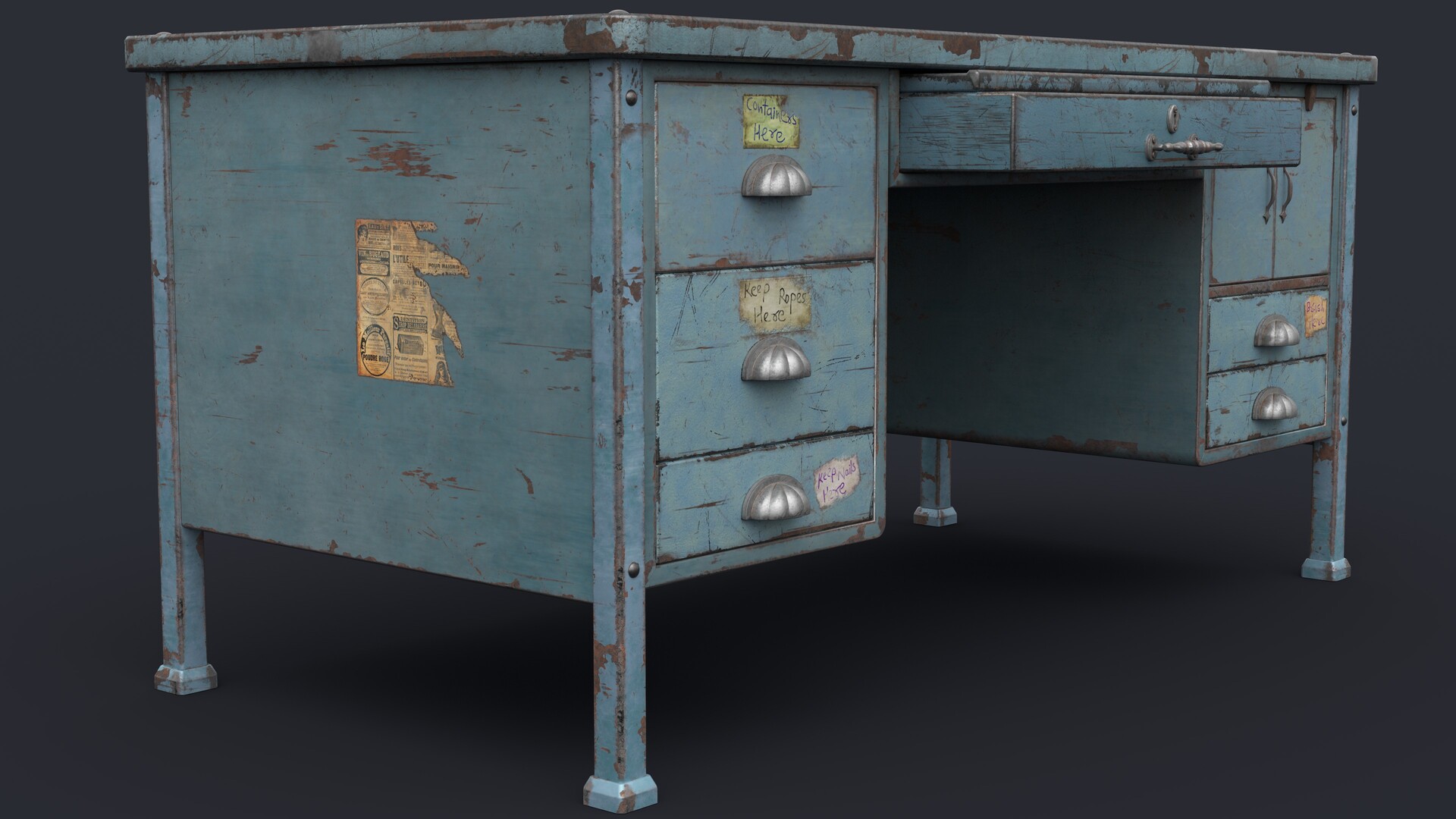 ArtStation - Old work Table